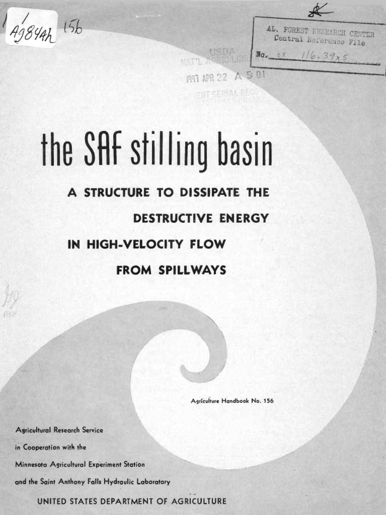 Saint Anthony Falls (SAF Stilling Basin) | PDF | Spillway | Chemical ...