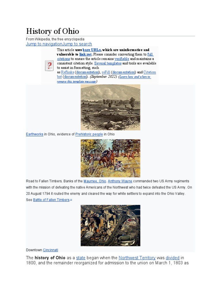 History of Ohio | PDF | Indigenous Peoples Of The Northeastern ...