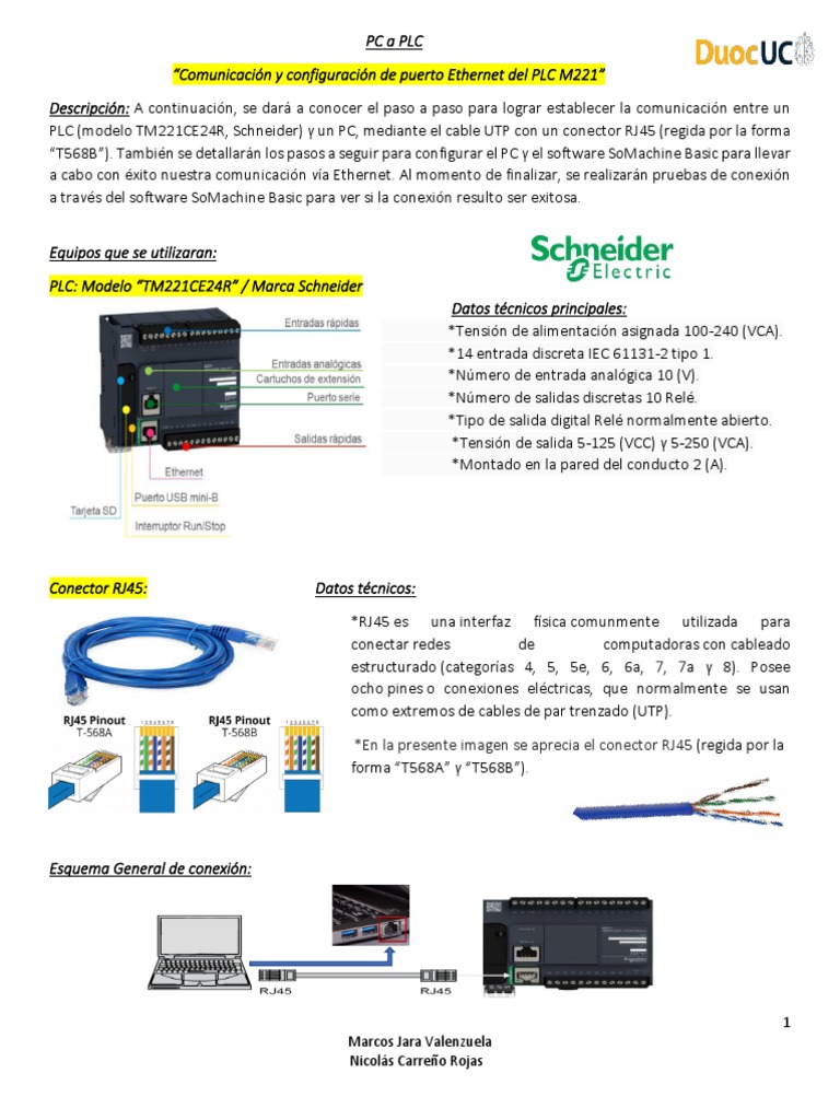 Comunicación PC A PLC Por Ethernet | PDF | Telecomunicaciones ...