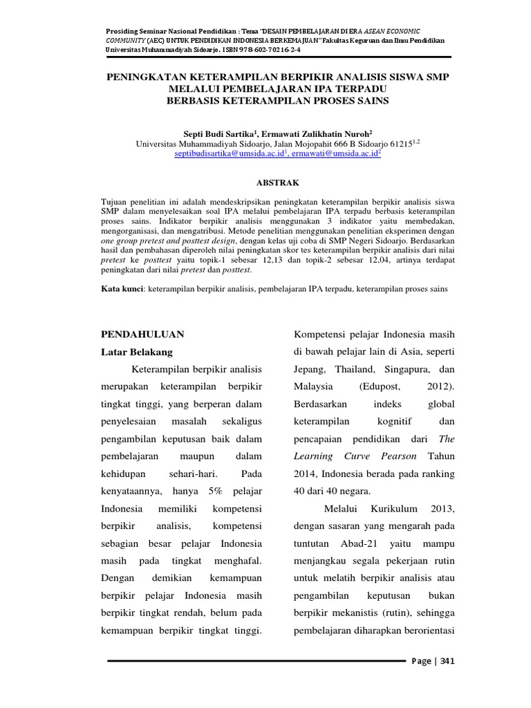 ARTIKEL Septi Budi Sartika 2 | PDF