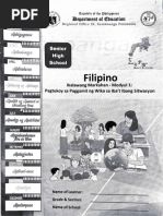 Wika Sa Panayam at Balita Sa Radyo at Telebisyon | PDF