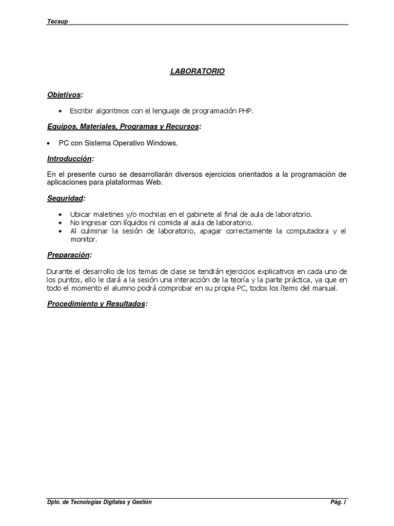 Lab07 DAI 2022-1 | PDF | Php | Servidor (Computación)