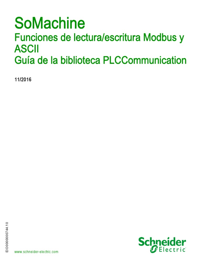 Comunicación ModBus SoMachine | PDF | Informática | Ingeniería Informática