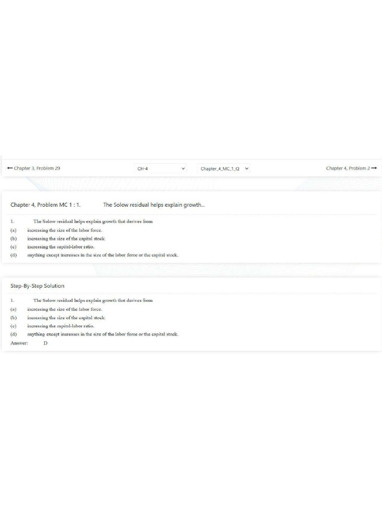 Chapter4 Question and Answer Introducing Economic Development | PDF
