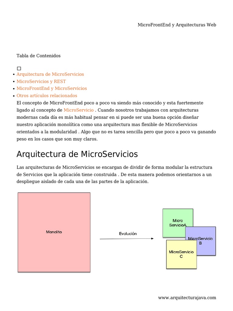 MicroFrontEnd y Arquitecturas Web | PDF | Transferencia de estado ...