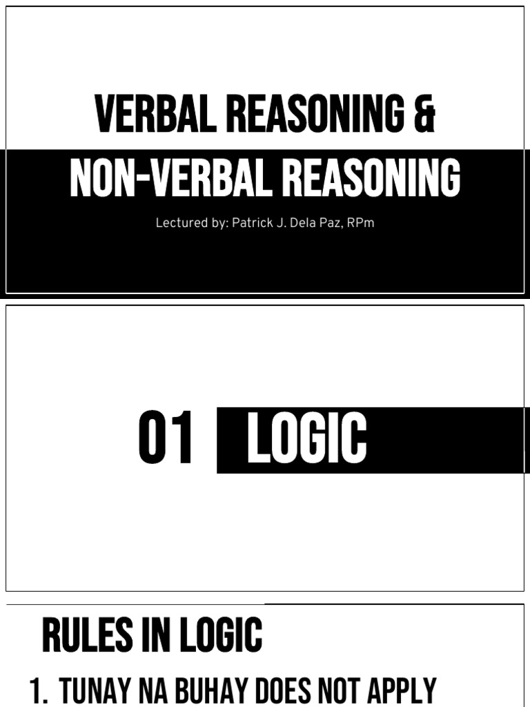 Verbal and Nonverbal Reasoning | PDF | Sequence | Reason