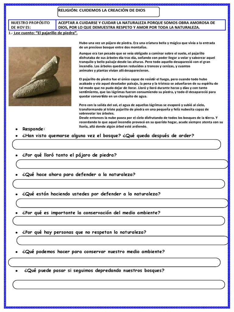 Ficha de Religión | PDF