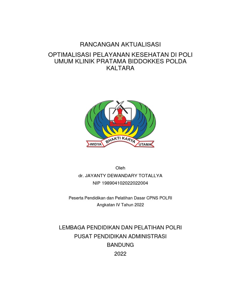 Rancangan Aktualisasi Latsar | PDF