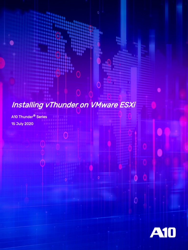 A10 VT VMWARE ESXi | PDF | Ip Address | Command Line Interface
