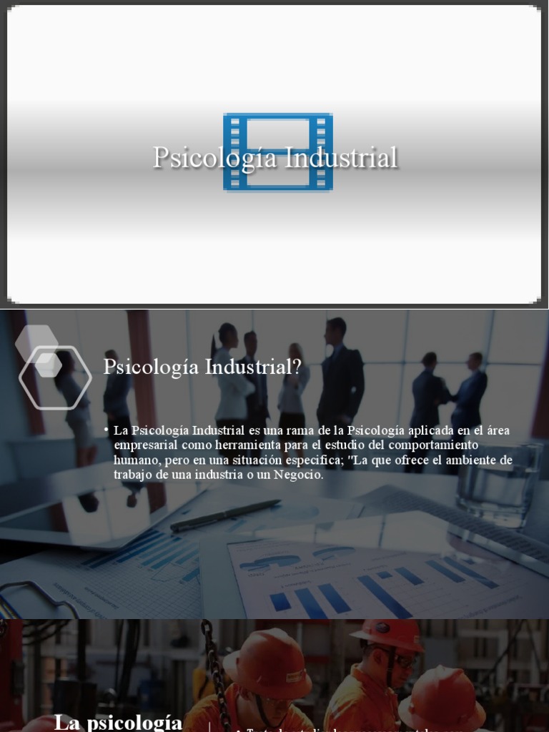 Psicología Industrial | PDF | Sicología | Gestión de recursos humanos
