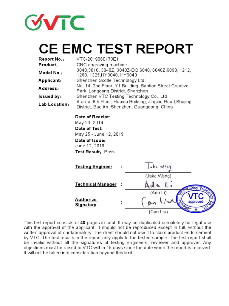 Ce Emc Test Report | PDF | Antenna (Radio) | Alternating Current