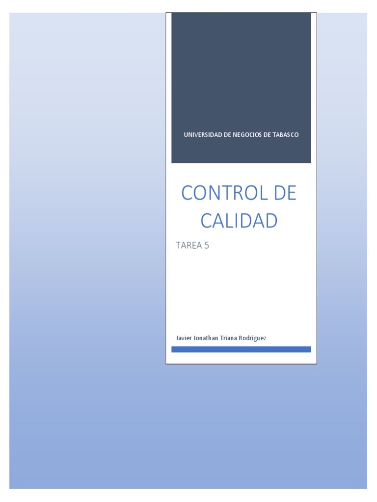 Qué Es Control de Calidad Externo 5 | PDF | Relaciones personales ...
