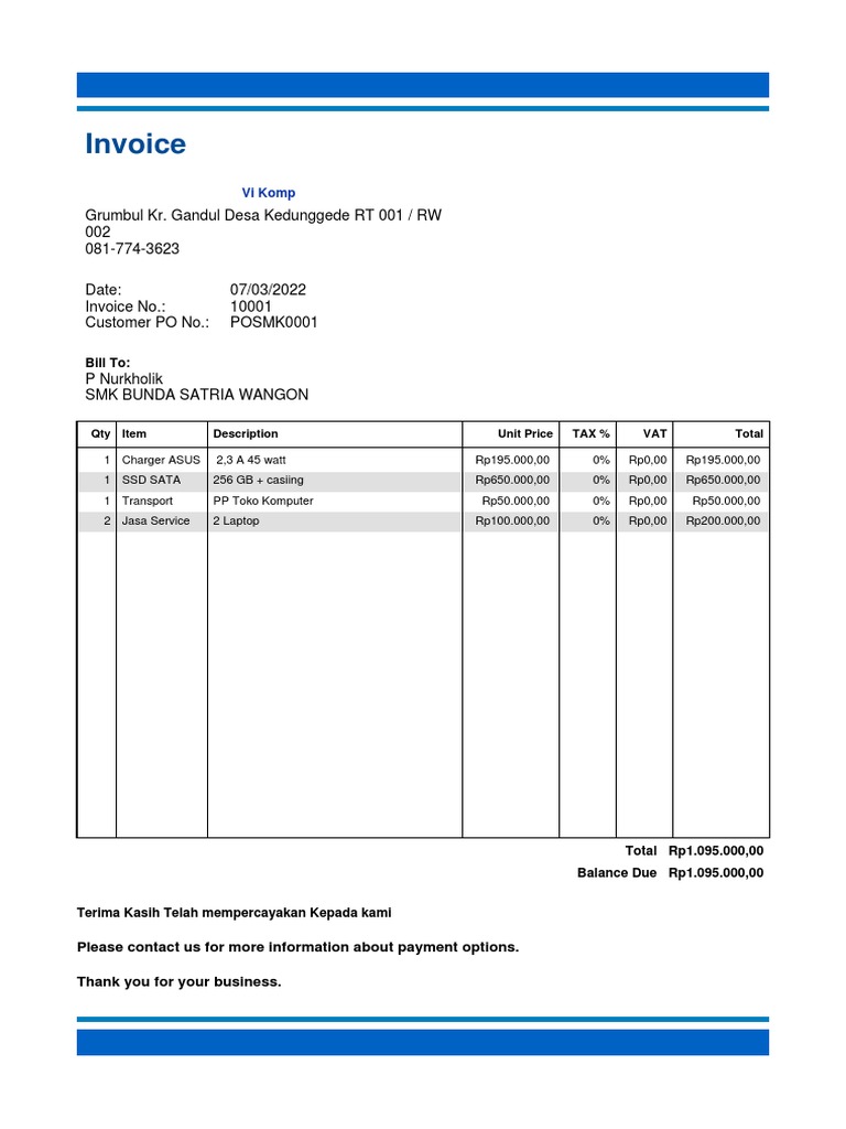 SMK BS - Nurkholik-2 | PDF