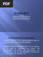 Ventajas y Desventajas de Costos Predeterminados | PDF | Presupuesto | Economias