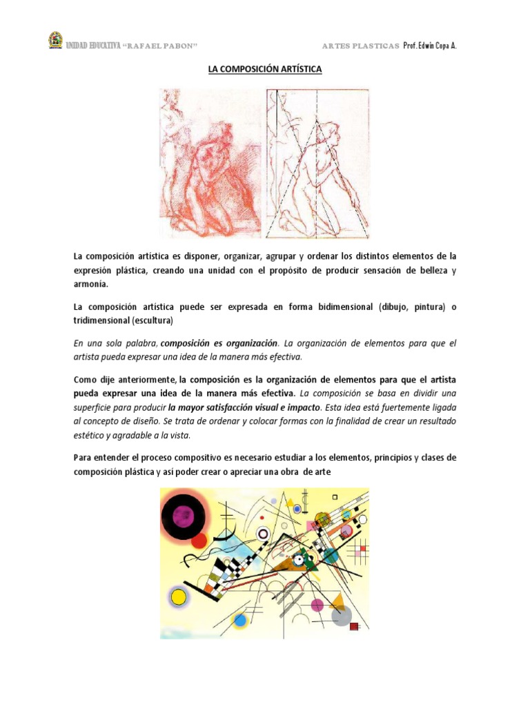 Elementos de la Composición Artística | PDF | Arte