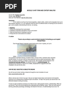 Four Plane Approach: Basic Semiotic Plane: Madonna of The Slums Is One ...