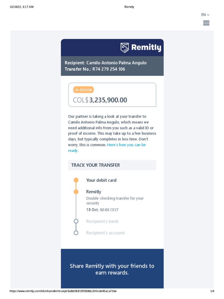 Remitly Matteo Mazza | Download Free PDF | Banks | Payments