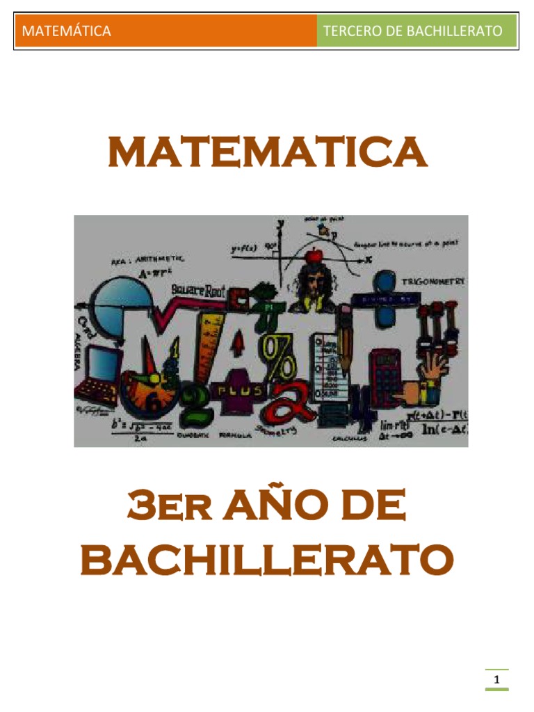 Matematica 3ro Bachillerato | PDF | Logaritmo | Función (Matemáticas)