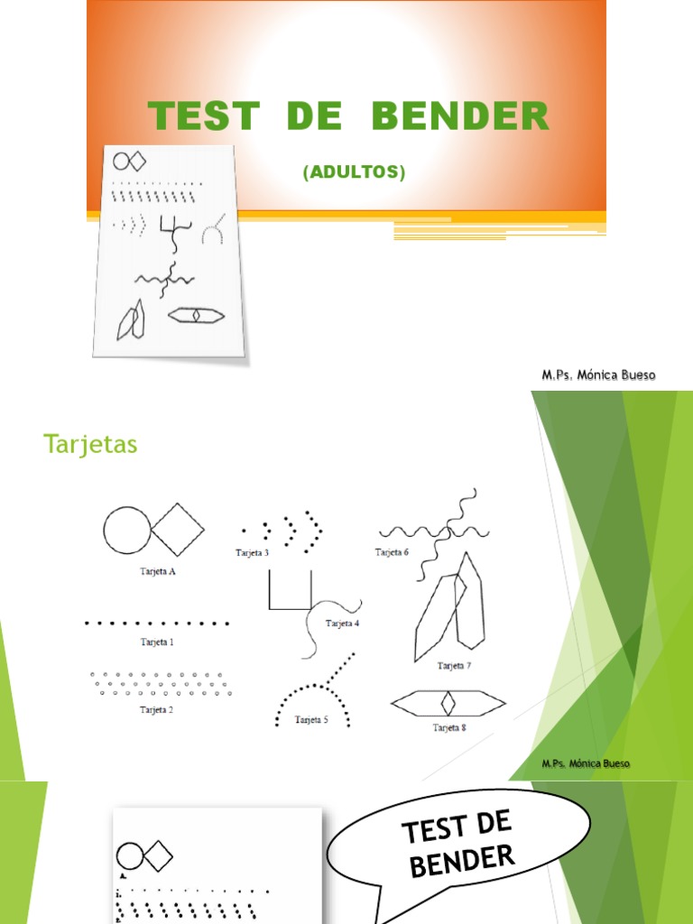 Test de Bender para Adultos: Protocolo y Aplicación | PDF | Hogar ...