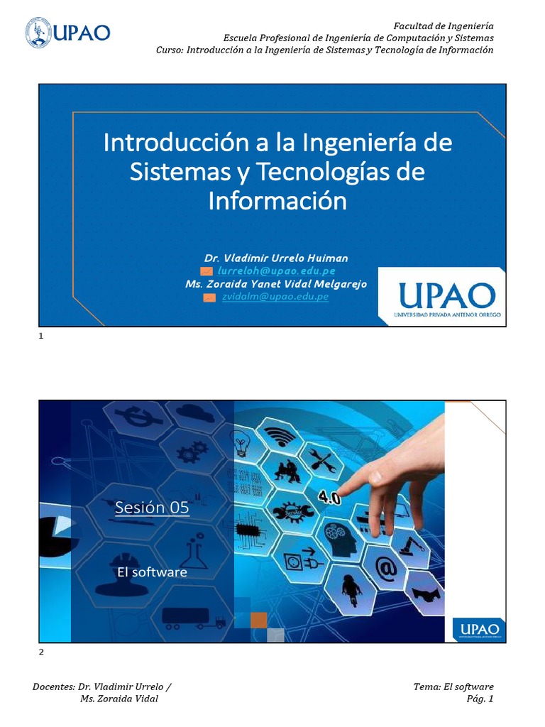 Sesión 5 El Software y Su Clasificación | PDF | Sistema operativo ...
