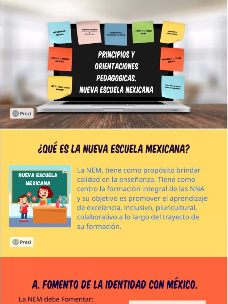 Principios y Orientaciones Pedagogicas de La Nem | PDF