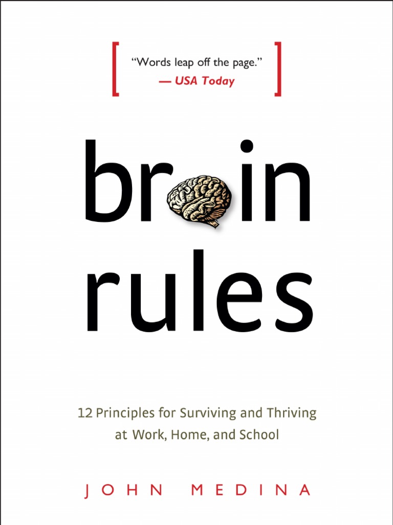 Brain Rules By John Medina Exercise Chapter Pdf Physical Exercise