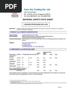 Safety Data Sheet for LPG | PDF | Liquefied Petroleum Gas | Propane