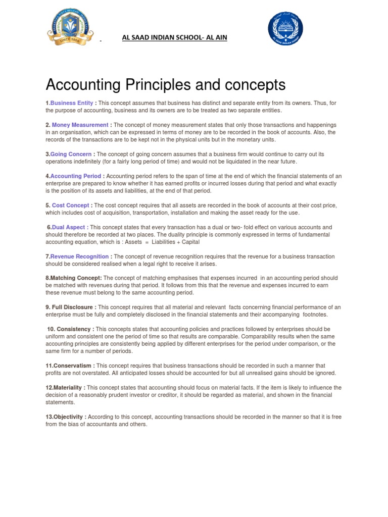 Accounting Principles | PDF | Revenue | Going Concern