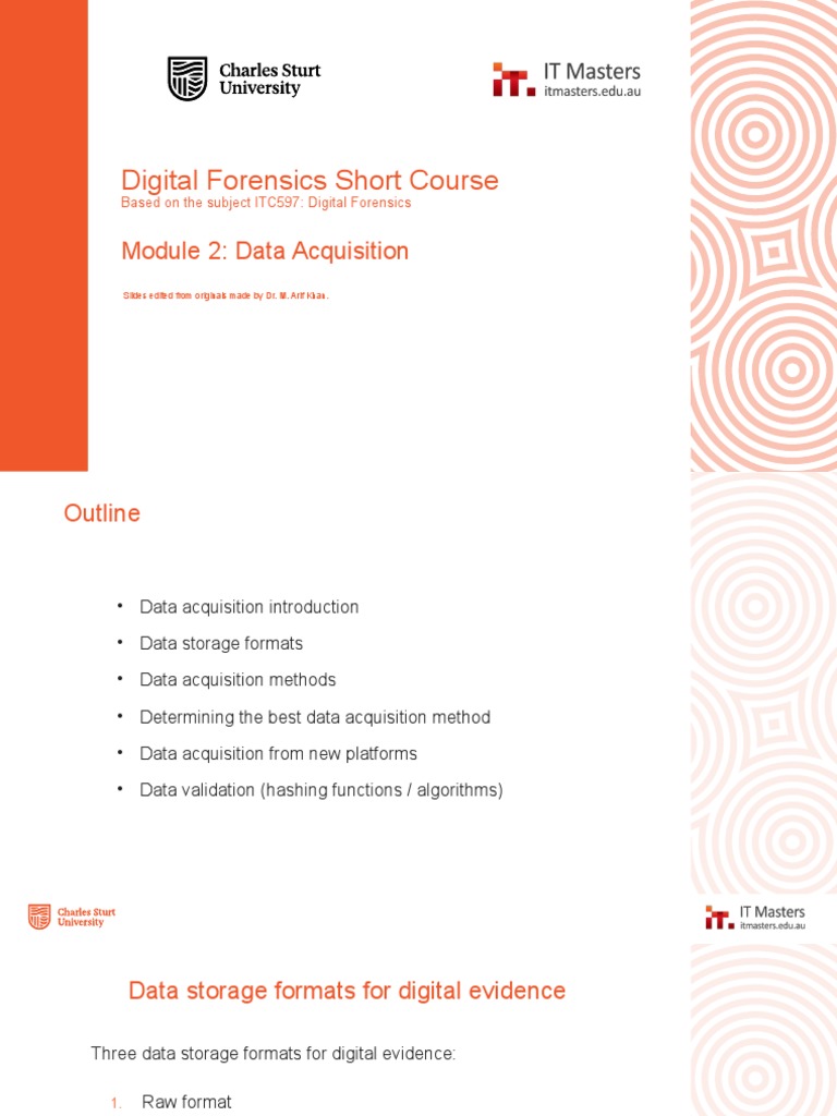 Module 2 Webinar Slides - Powerpoint | PDF | Digital Forensics | Computer File