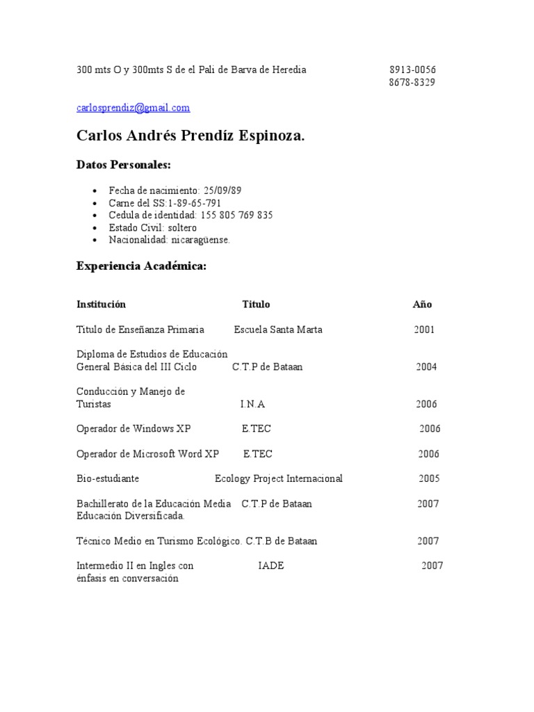 Curriculum Vitae | PDF | Software | Microsoft Windows