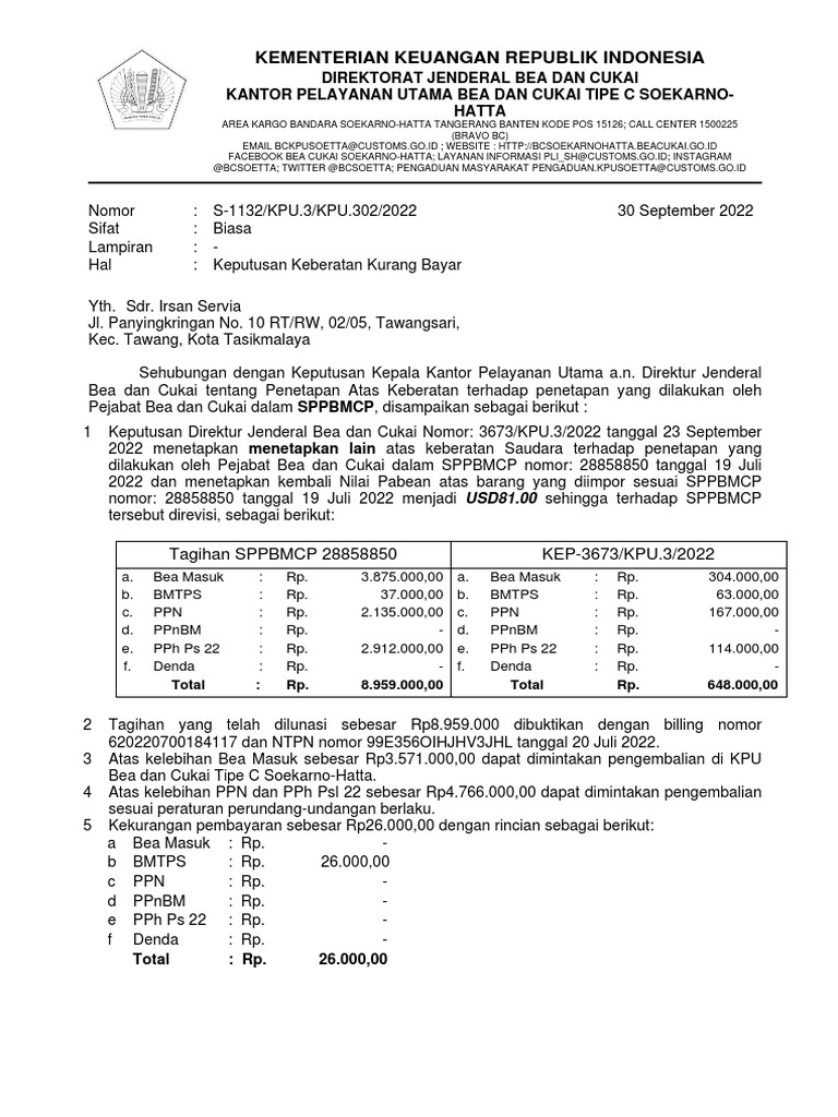 Kementerian Keuangan Republik Indonesia | PDF