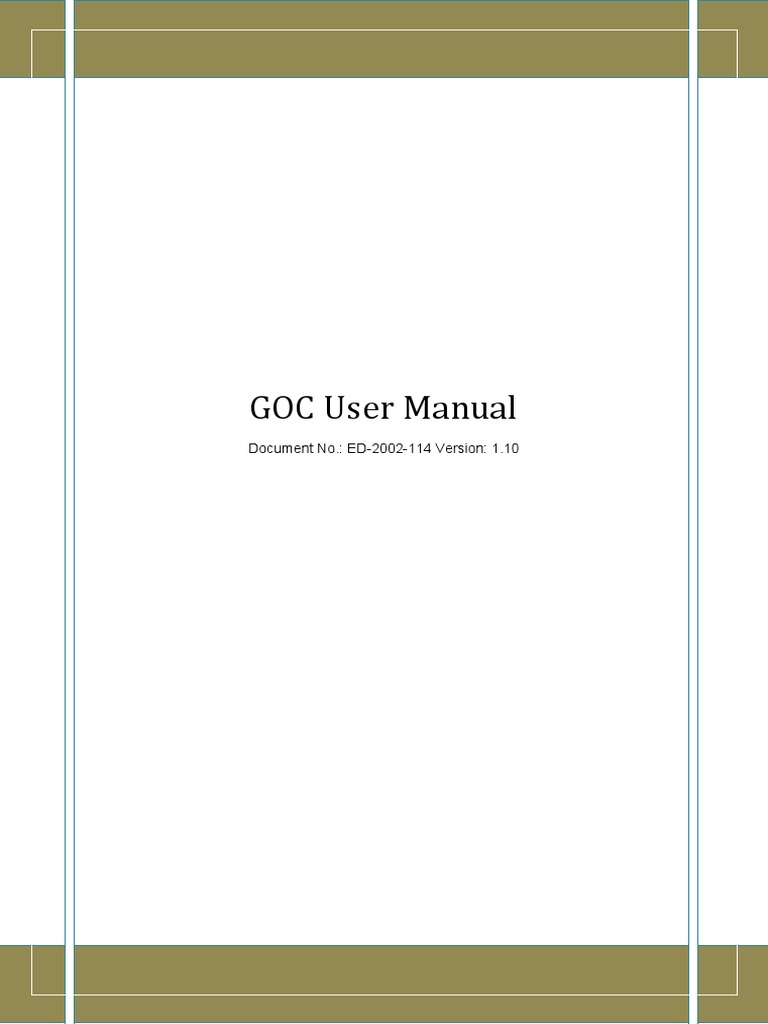 EN GOC User Manual | PDF | Programmable Logic Controller | Input/Output