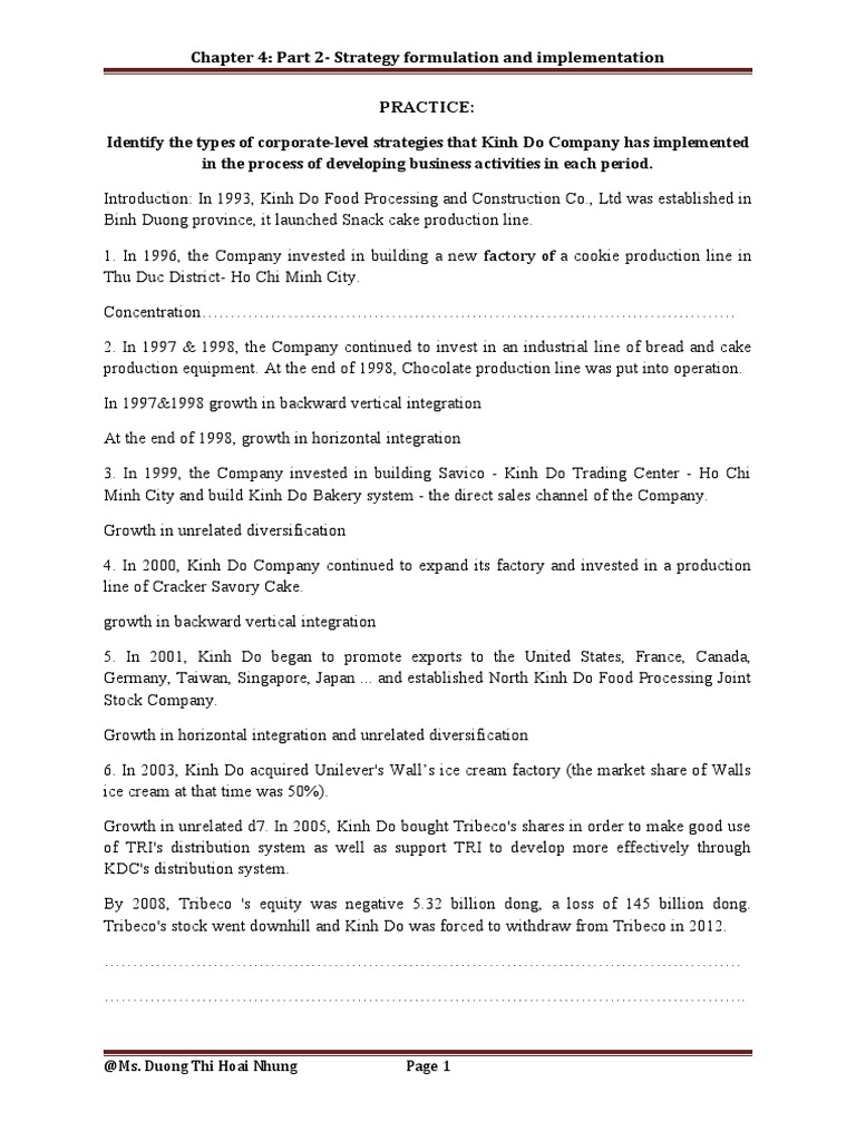 Ch4-P2 - SV-Corporate Level-Kinhdo | PDF