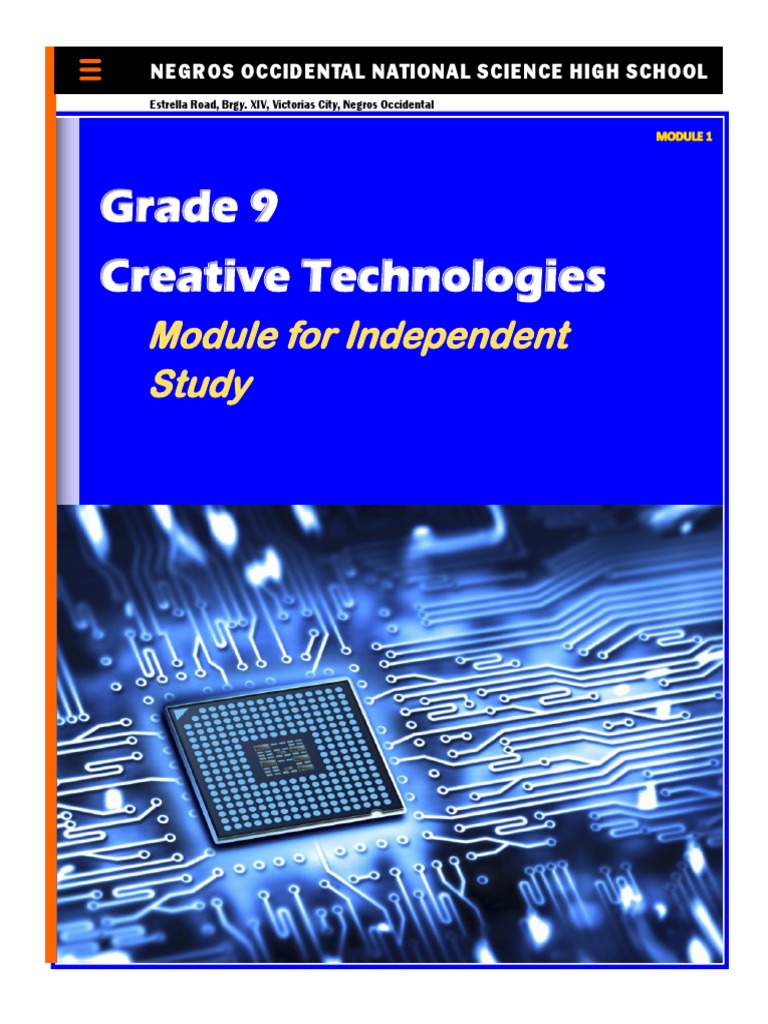 Grade 9 Creative Technologies Module | PDF | Electronics | Electricity