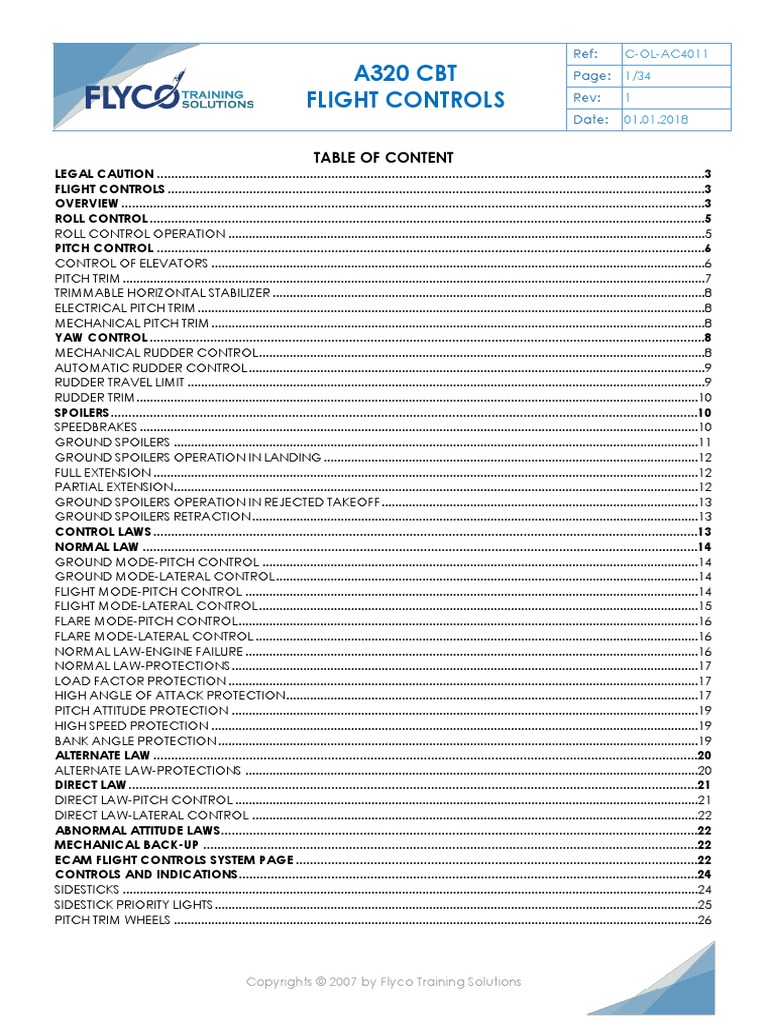 Flight Controls | Download Free PDF | Flight Control Surfaces ...