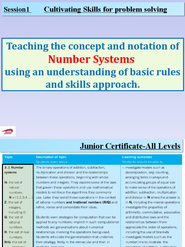 Number Systems | PDF | Rational Number | Numbers