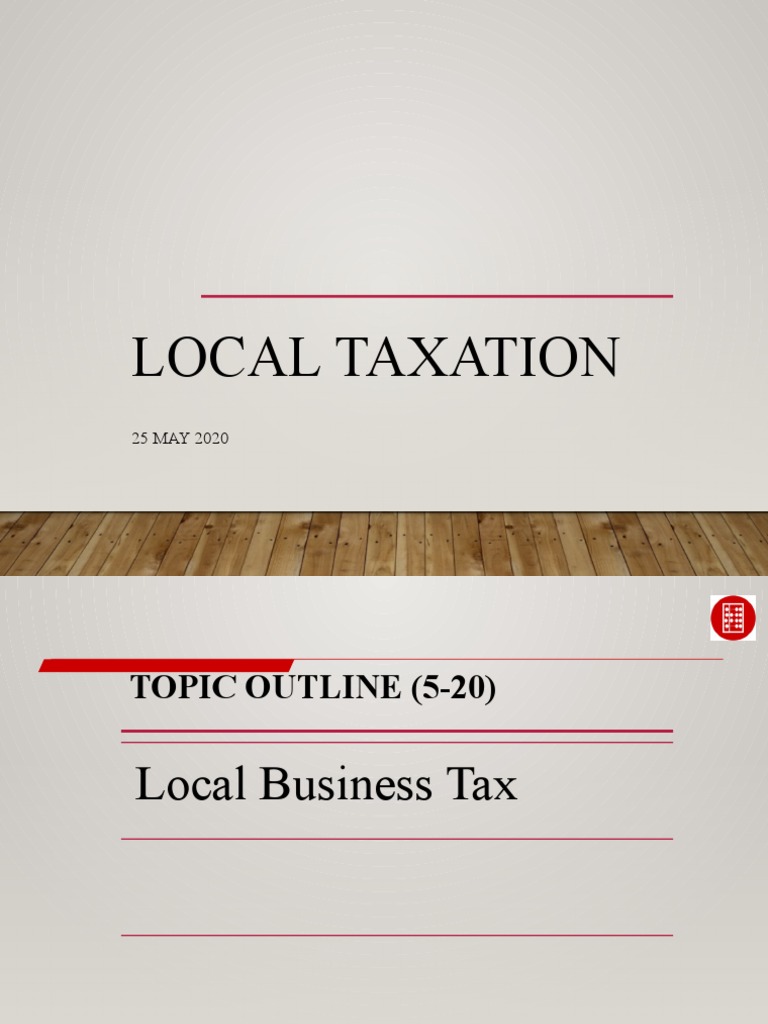 Local Taxation Updated | PDF | Taxes | Insurance