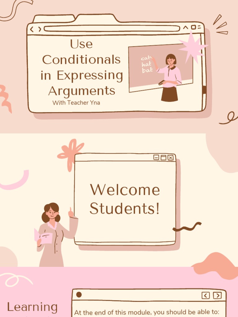 Lesson 5. Use Conditionals in Expressing Arguments. | PDF | Linguistics ...