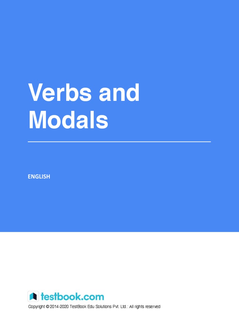 Verbs And Modals Study Notes Pdf Verb Grammatical Tense
