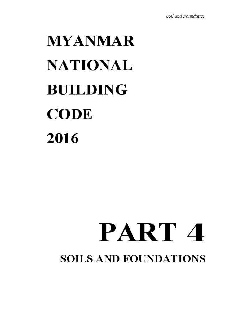 MNBC - PART - 4 - Soil and Foundation | PDF | Deep Foundation ...