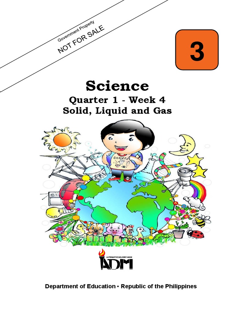 Science3 q1 Mod4 Solid, Liquid and Gas v3 | PDF