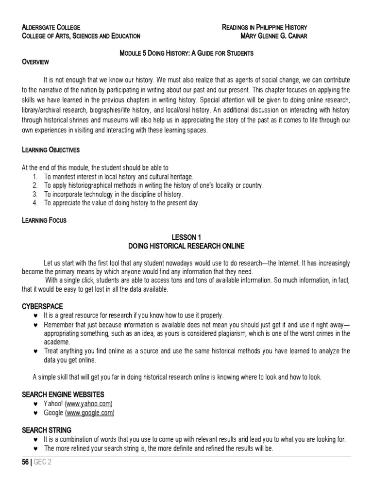 Guide to Historical Research Methods | PDF | Libraries | Archive