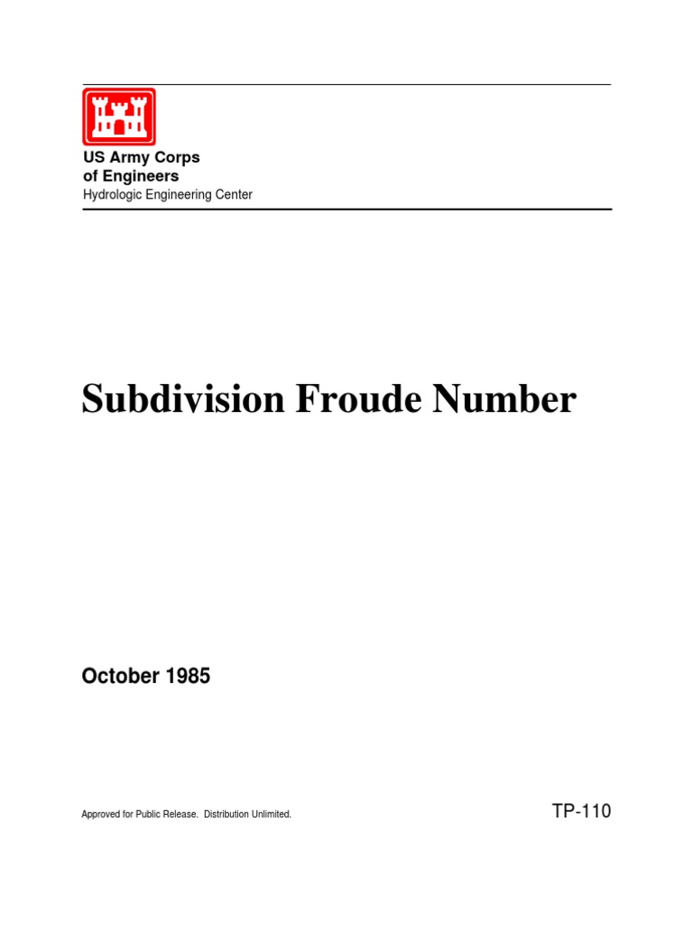 TP 110 | PDF | Flood | Hydrology