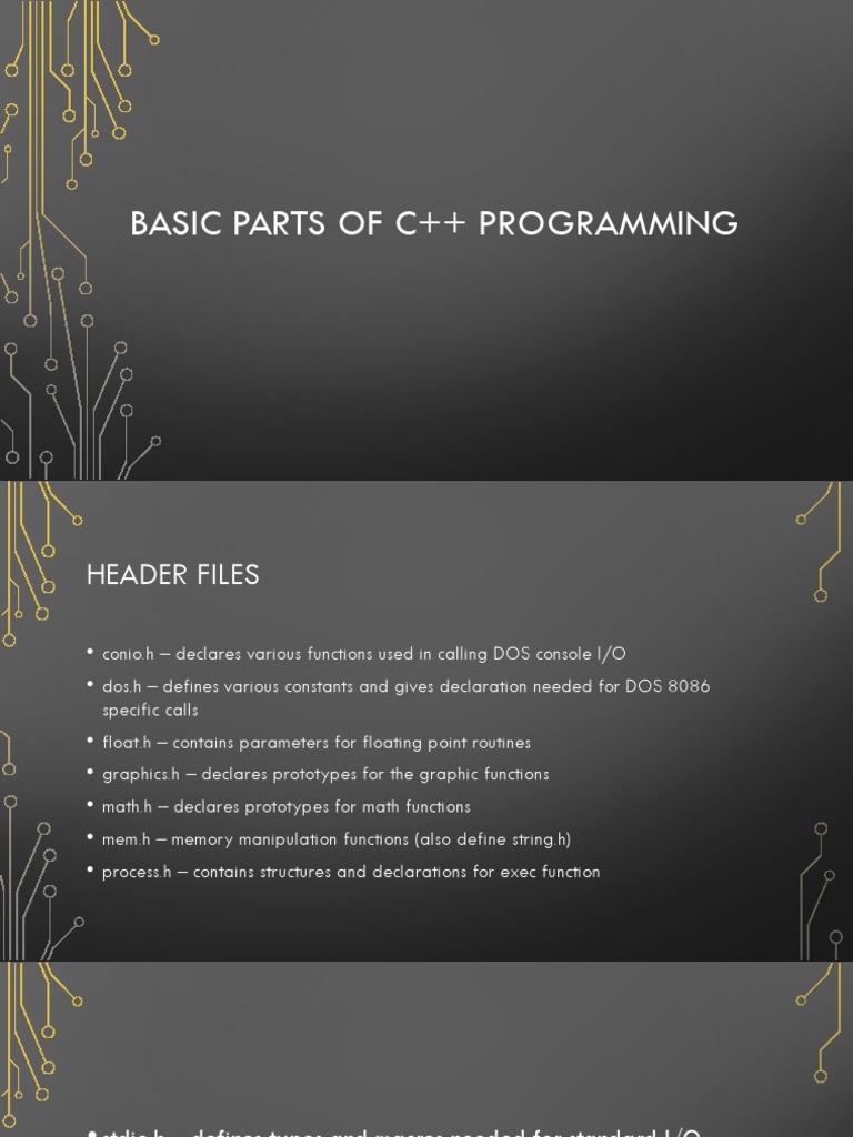 Basic Parts of C Programming | PDF | Subroutine | Control Flow