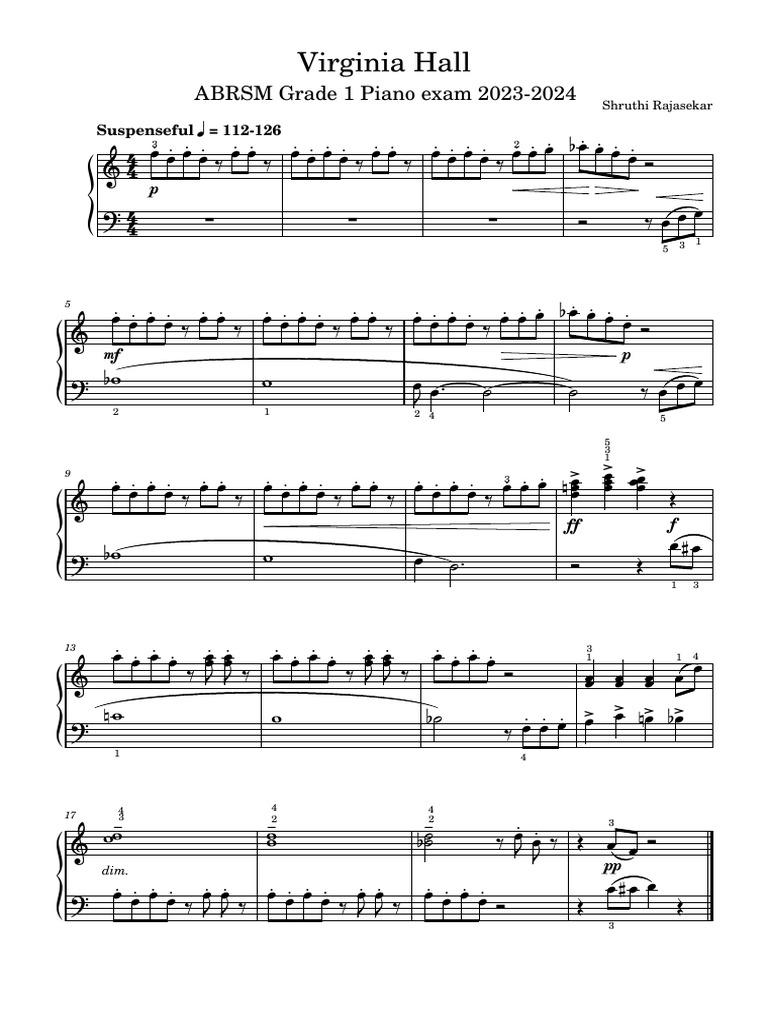 Virginia Hall Shruthi Rajasekar | PDF