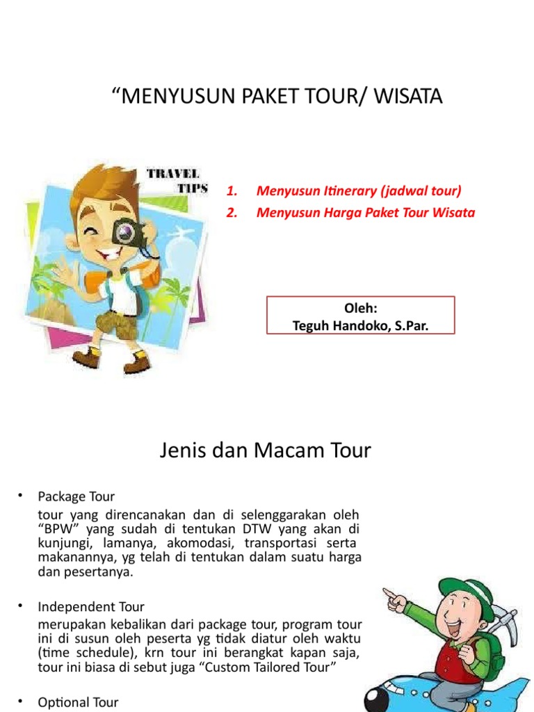 Contoh Paket Tour dan Itinerary | PDF