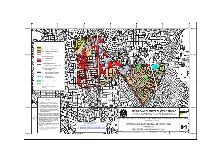 Surquillo Zonificacion | PDF
