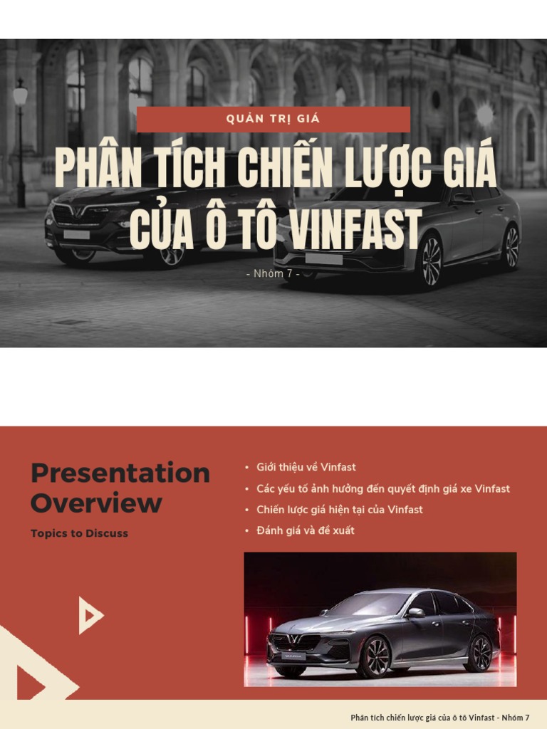 Sample Chiến Lược Giá Của VinFast | PDF