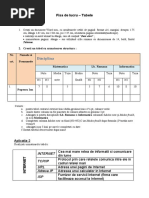 Fisa Lucru Word | PDF