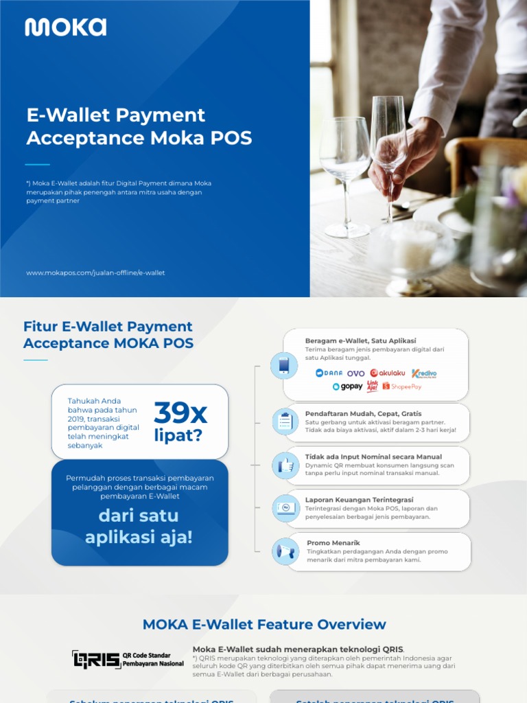 Fitur E-Wallet Moka POS Terintegrasi | PDF